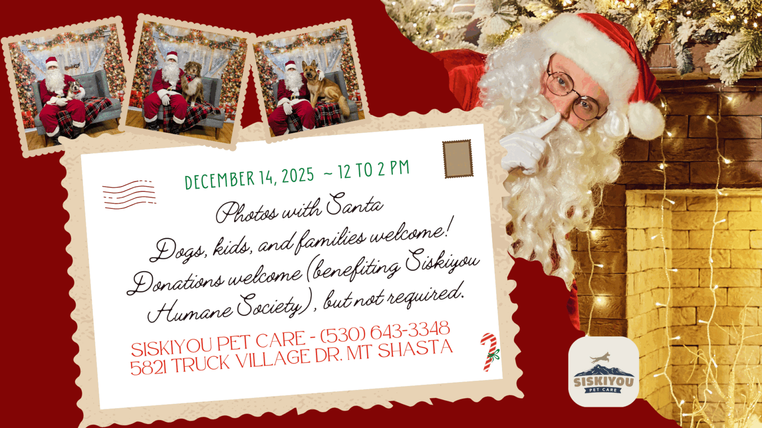 Photos with Santa!